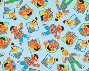 Sesame Street Fabric / Sesame Street Abby Cadabby on White by QT ...