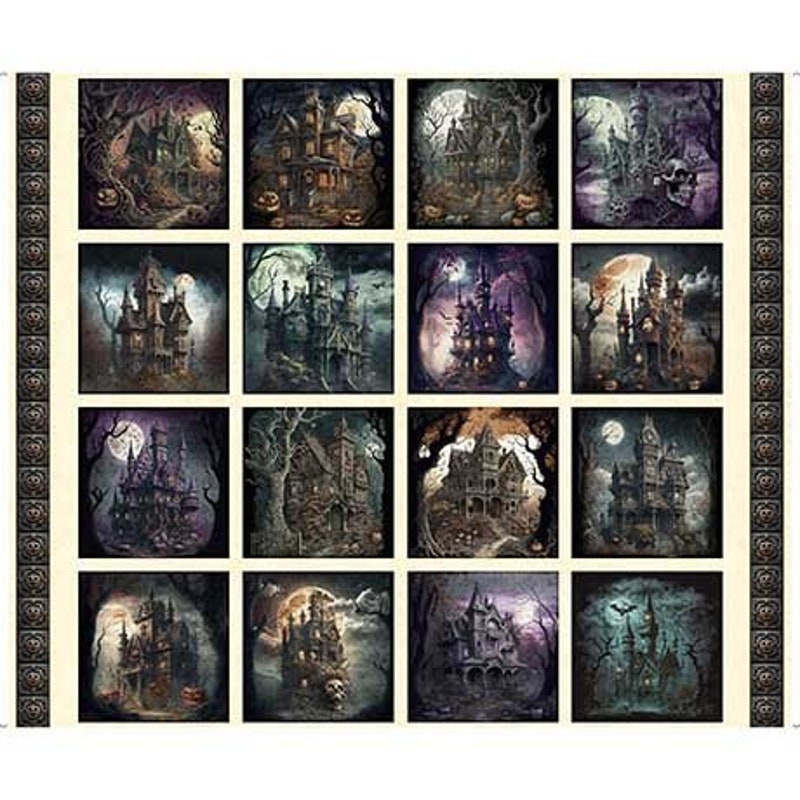 Halloween Quilt Panels - Etsy