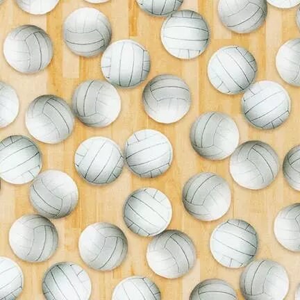 Volley Ball Ball Fabric by the Yard From Robert Kaufman Fat - Etsy