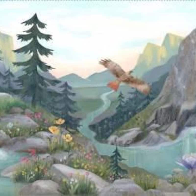 Mountain Quilt Panel - Etsy