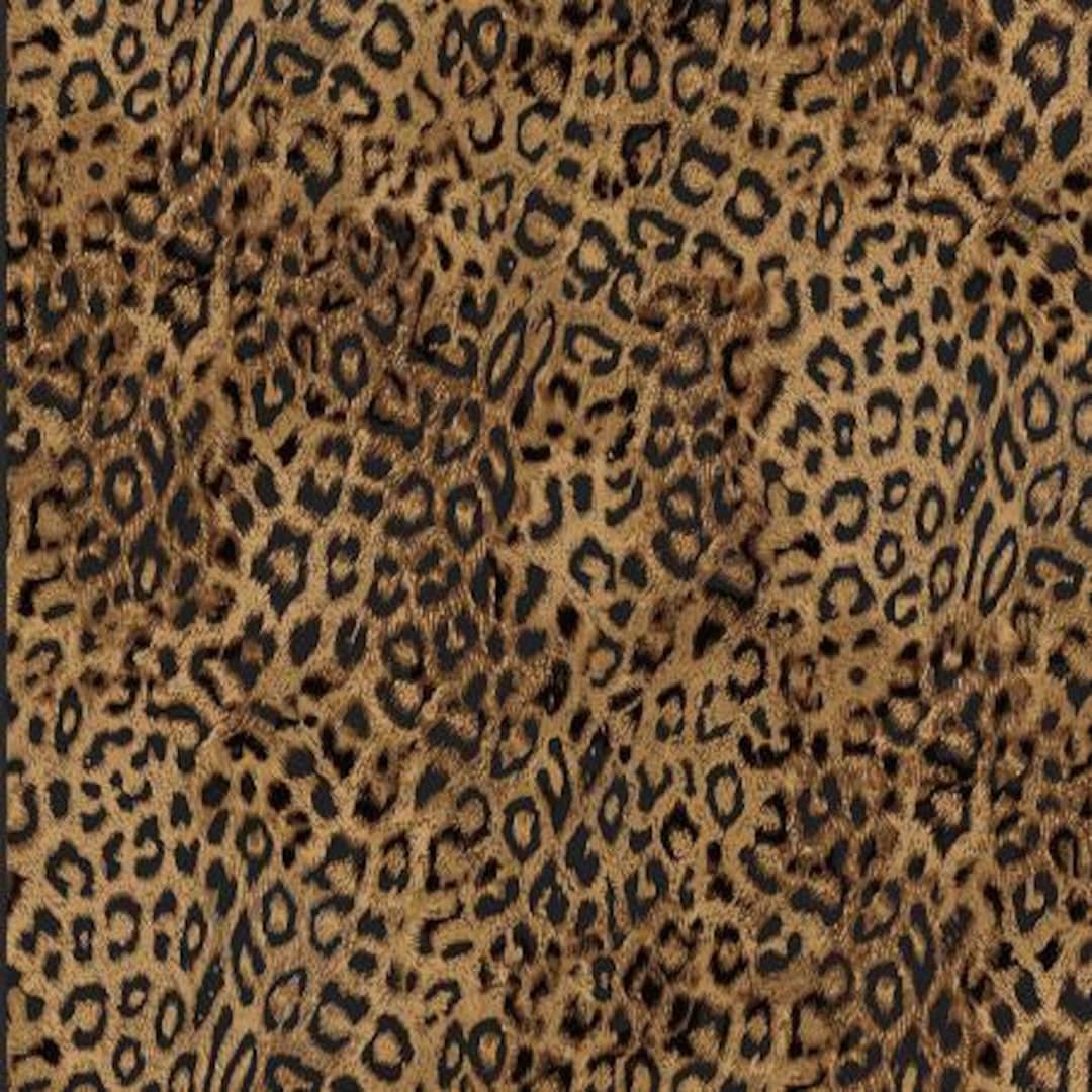 Leopard Print Fabric / Leopard Skin Fabric / Timeless Treasures / Fat ...