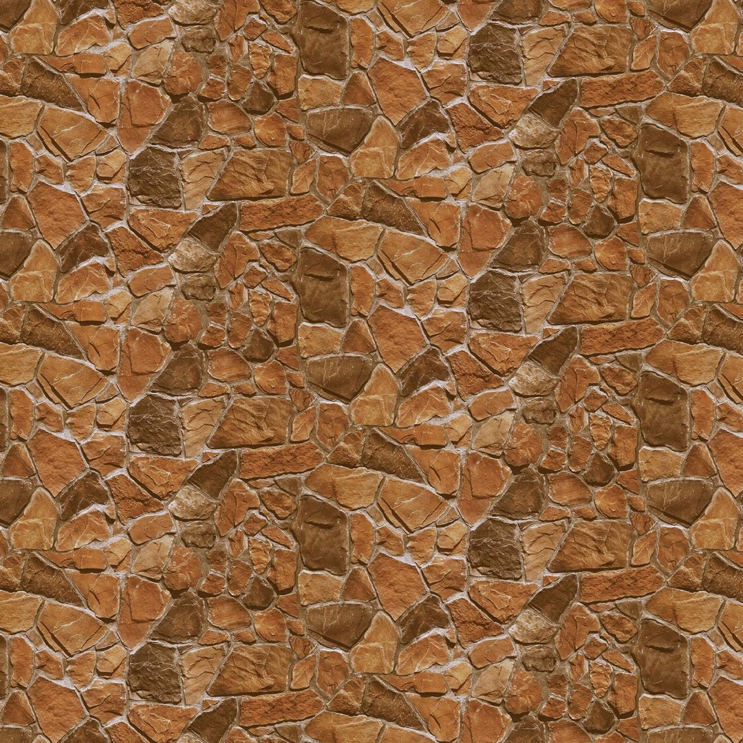 Brown Stones Stonehenge the Nativity Landscape Stones Fabric by ...