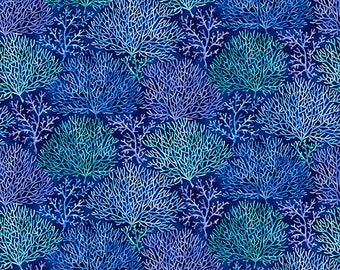 Ocean Life Shells Fabric / the Sea is Calling Fabric - Etsy