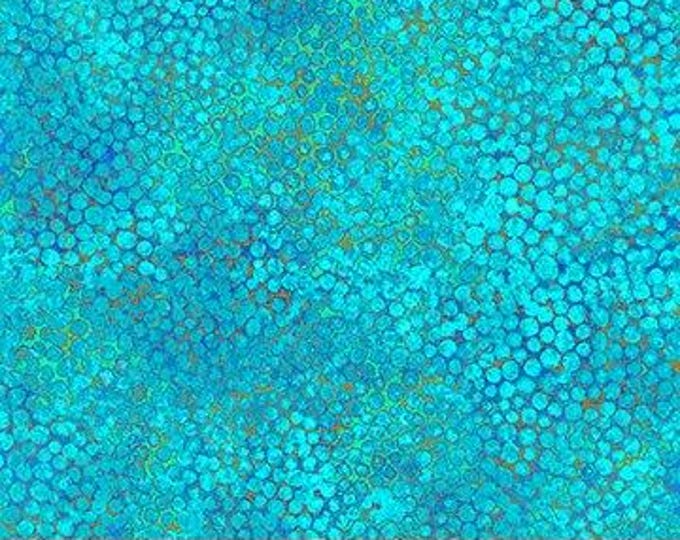 Teal Metallic Dots Blender Fabric, Shimmer Enigma Collection Fabric by ...