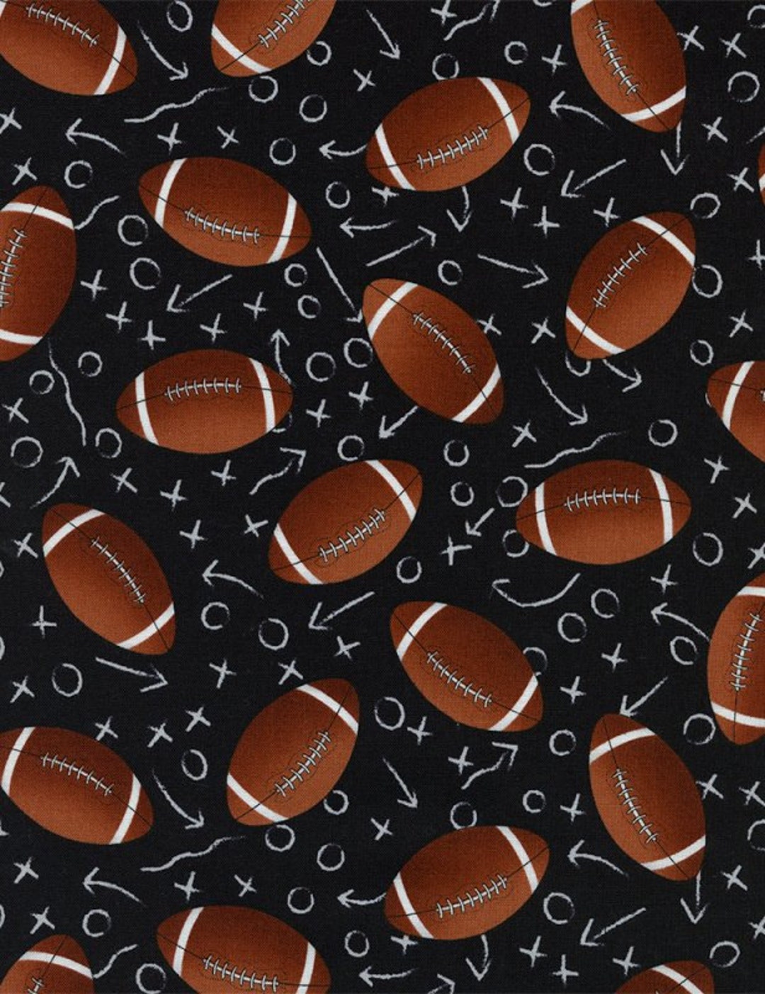 Football Fabrics / Football Yardage / Football Fabric by the Yard ...