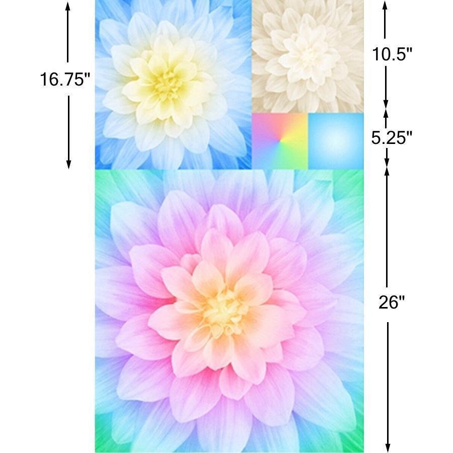 Hoffman Opal Kablooms Fabric Panel / Opal Flower Quilt Panel / Hoffman ...