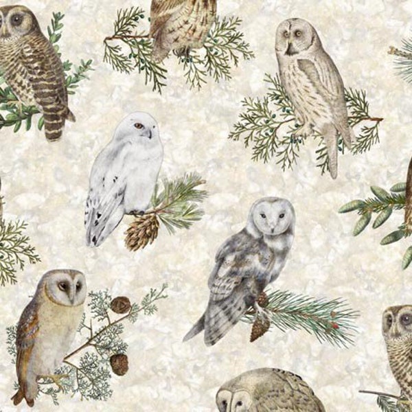 Owl Cotton Fabric - Etsy