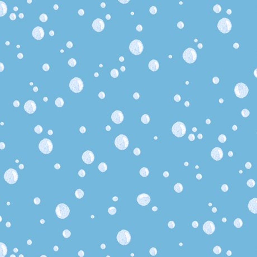 Seashore Bubbles on Blue Fabric by QT Fabrics / Water Ocean Fish Fabric ...