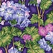 Hydrangea Dream Big Fabric Panel / Hydrangea Flower Quilt Panel ...