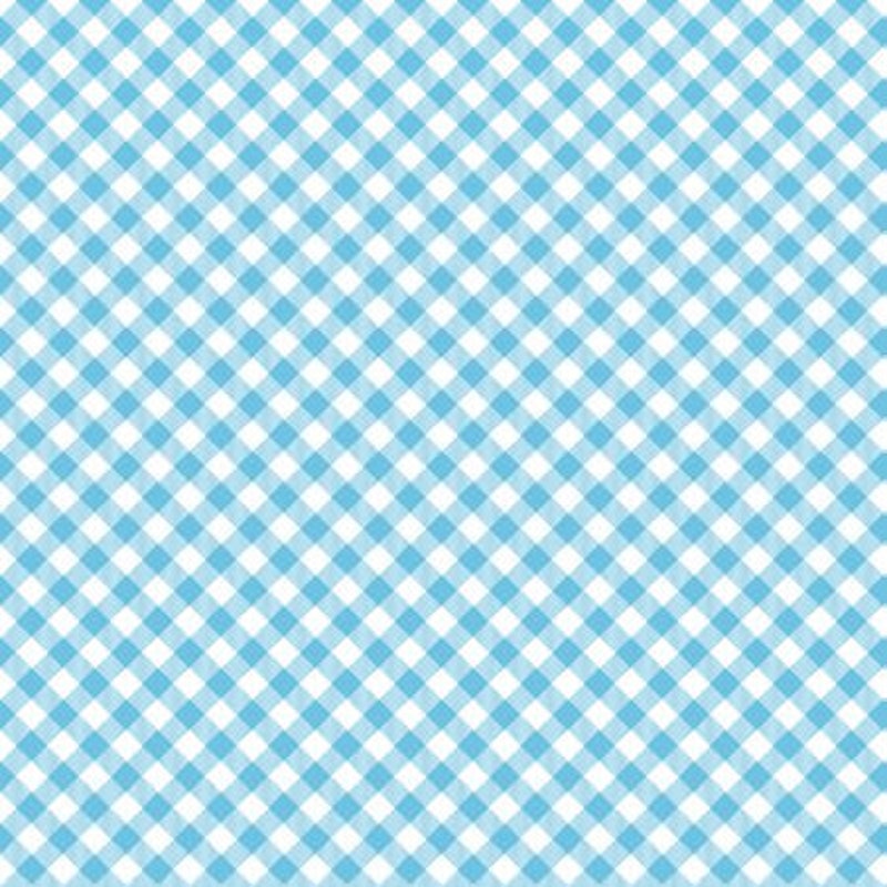 Blue Buffalo Plaid Fabric - Etsy