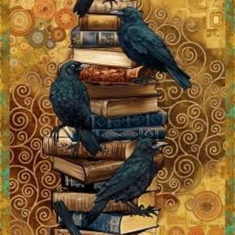 Henry Glass Book Panel - Etsy