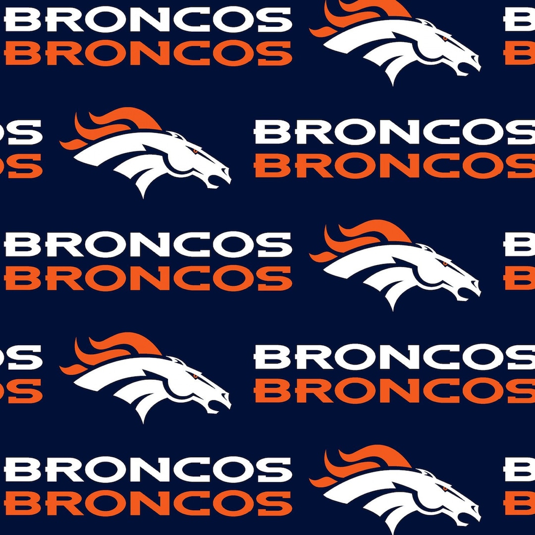 NFL Denver Broncos Fabric / Licensed NFL Fabric From Fabric Traditions ...