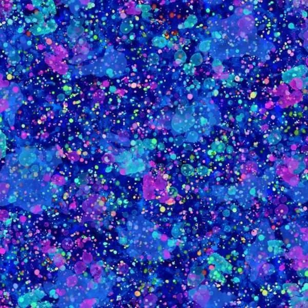Splatter on Navy Fabric Hip Hop Collection by Oasis Fabrics Cotton ...