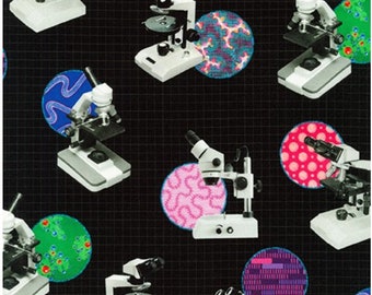 Bacteria Fabric Microbes, Bacteria and Germs by Kostolom3000 Blue Teal ...