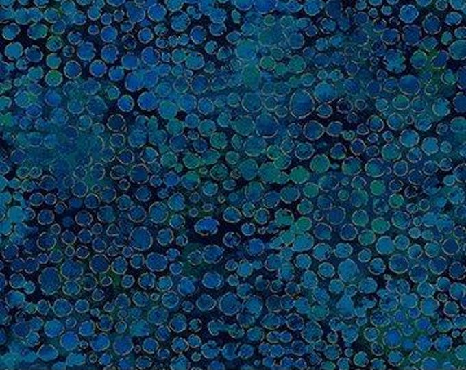 Dark Blue Metallic Dots Blender Fabric, Shimmer Enigma Collection ...