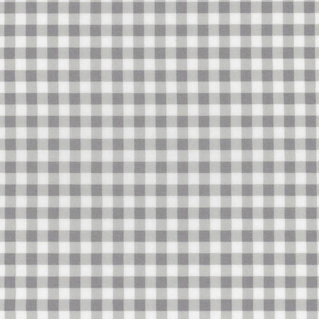 Gray Gingham Check Fabric by the Yard From Windham in Essentials ...