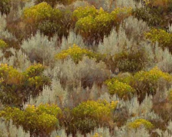 Clouds on Sky Blue Naturescapes Landscape Fabric / Solitude Collection ...