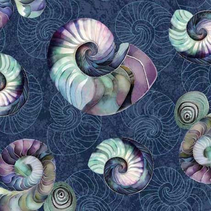 Nautilus Fabric - Etsy