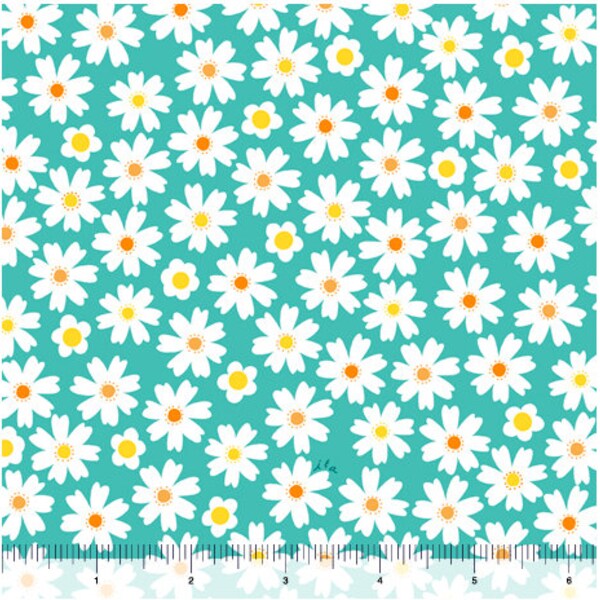 Daisies Fabric - Etsy
