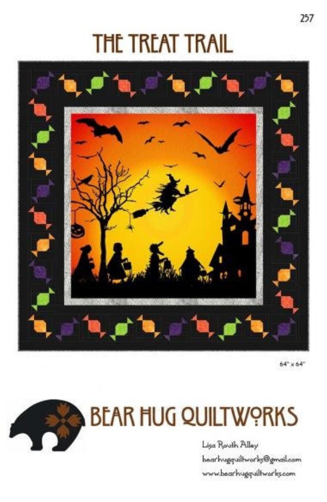 Halloween Quilt Kit / the Treat Trail Quilt Kit Using Hoffman ...