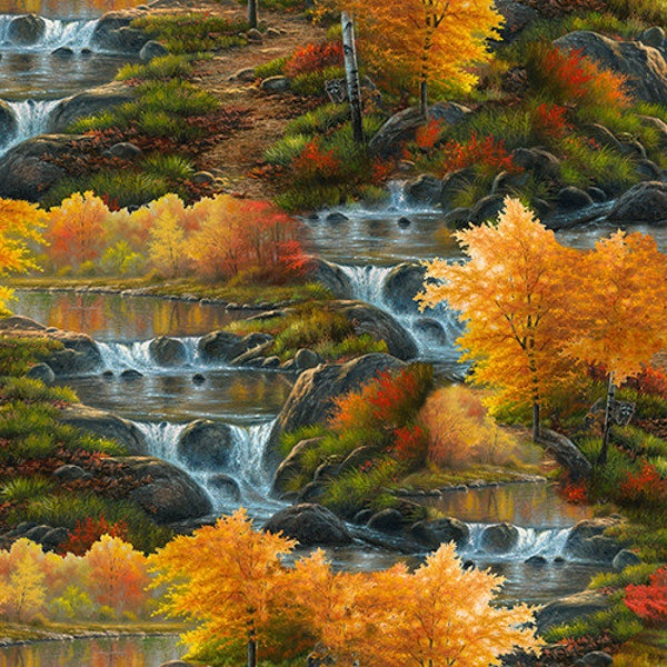 Autumn Fabric - Etsy