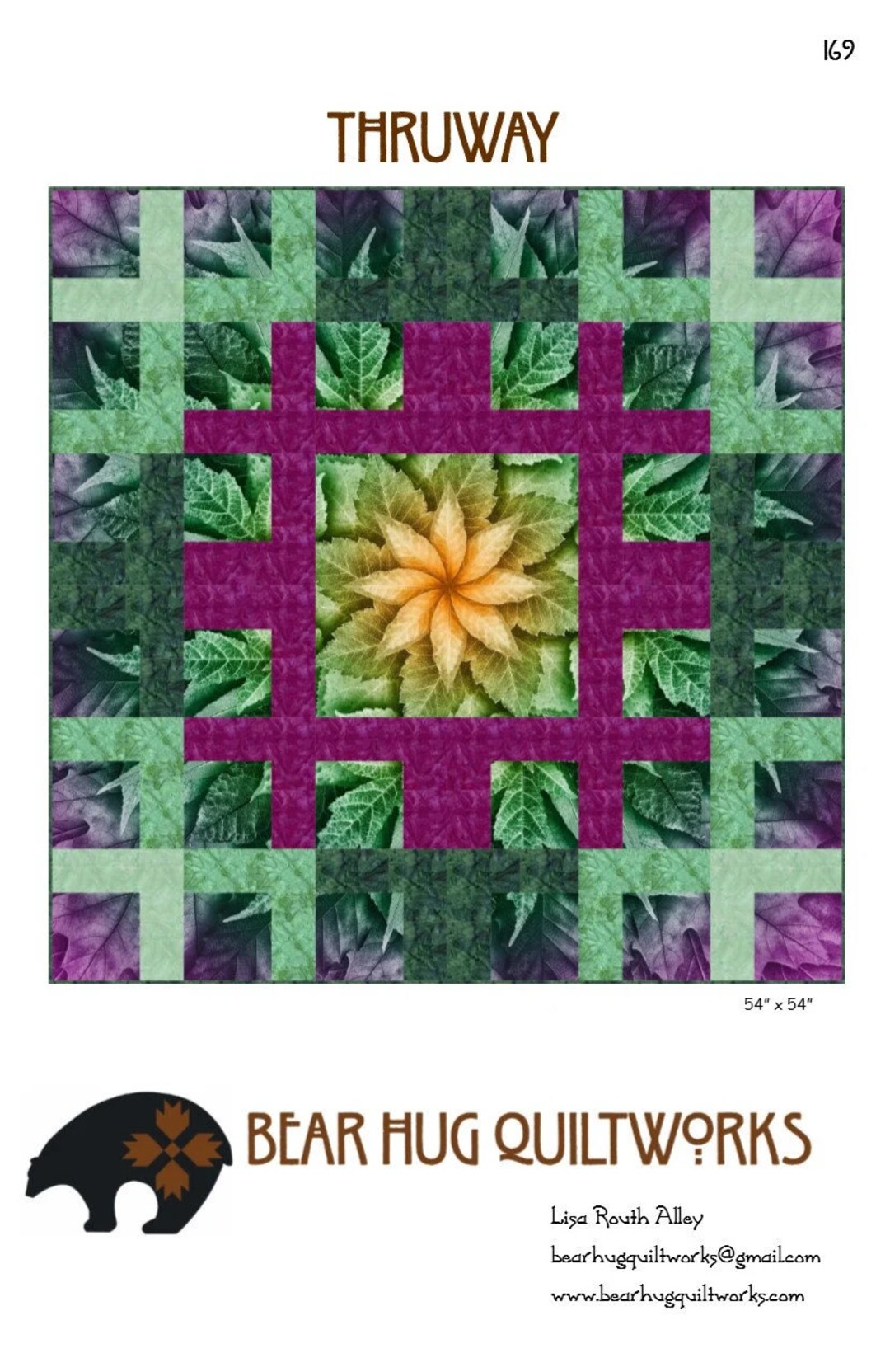 Thruway Quilt Pattern From Bear Hug Quiltworks Dream Big Dragonfly ...