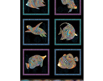 Fish Panel Fabric - Etsy