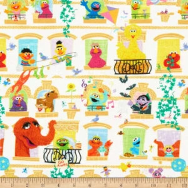 Sesame Street Fabric - Etsy