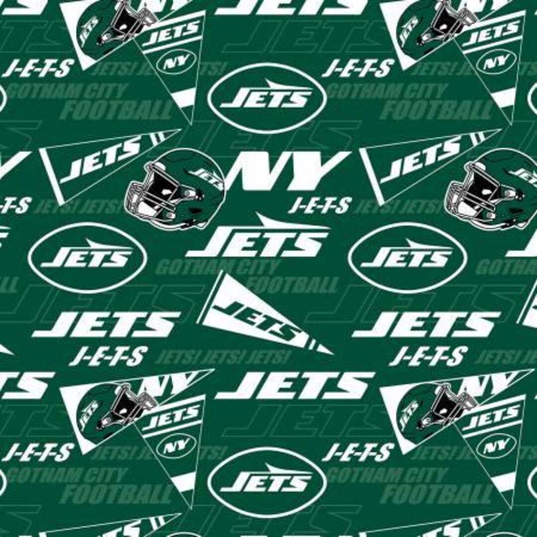 New York Jets NY NFL Fabric / Licensed NFL Fabric, Fabric Traditions ...