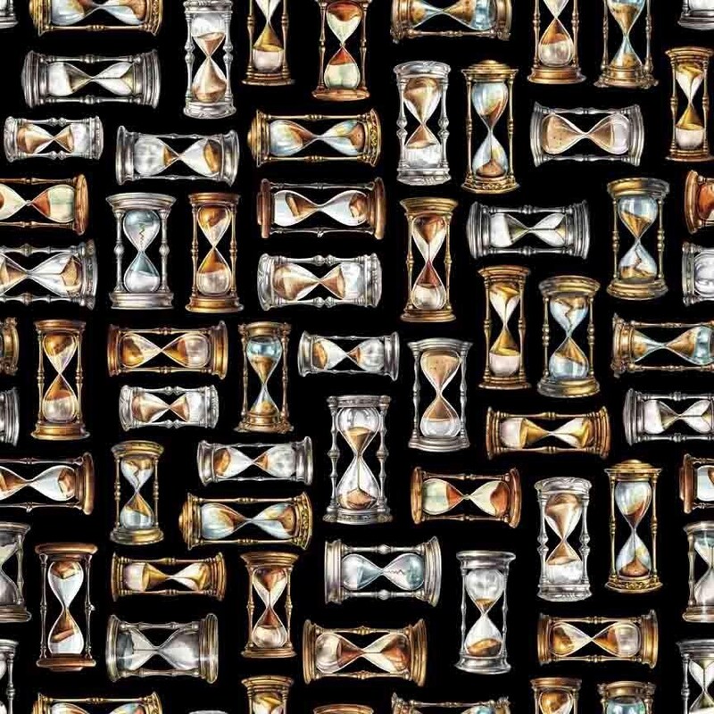 Clock Fabric - Etsy
