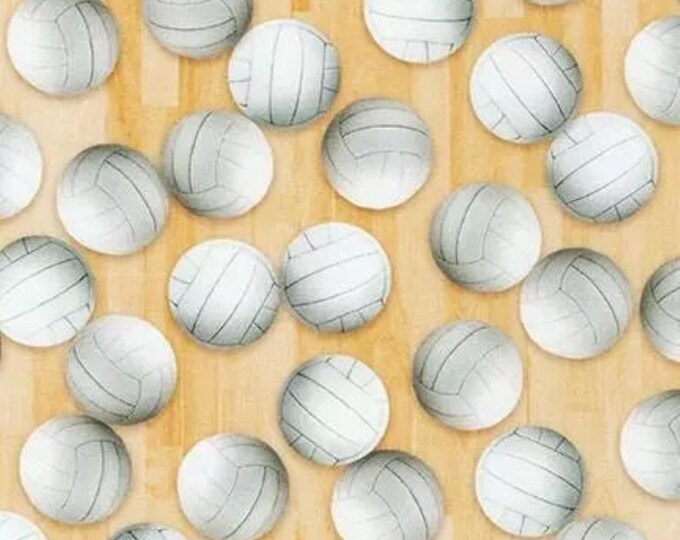 Volley Ball Ball Fabric by the Yard From Robert Kaufman, Fat Quarters ...