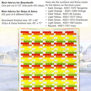 Boardwalk Quilt Pattern / Quilt Pattern in 2 Sizes and Designs by ...