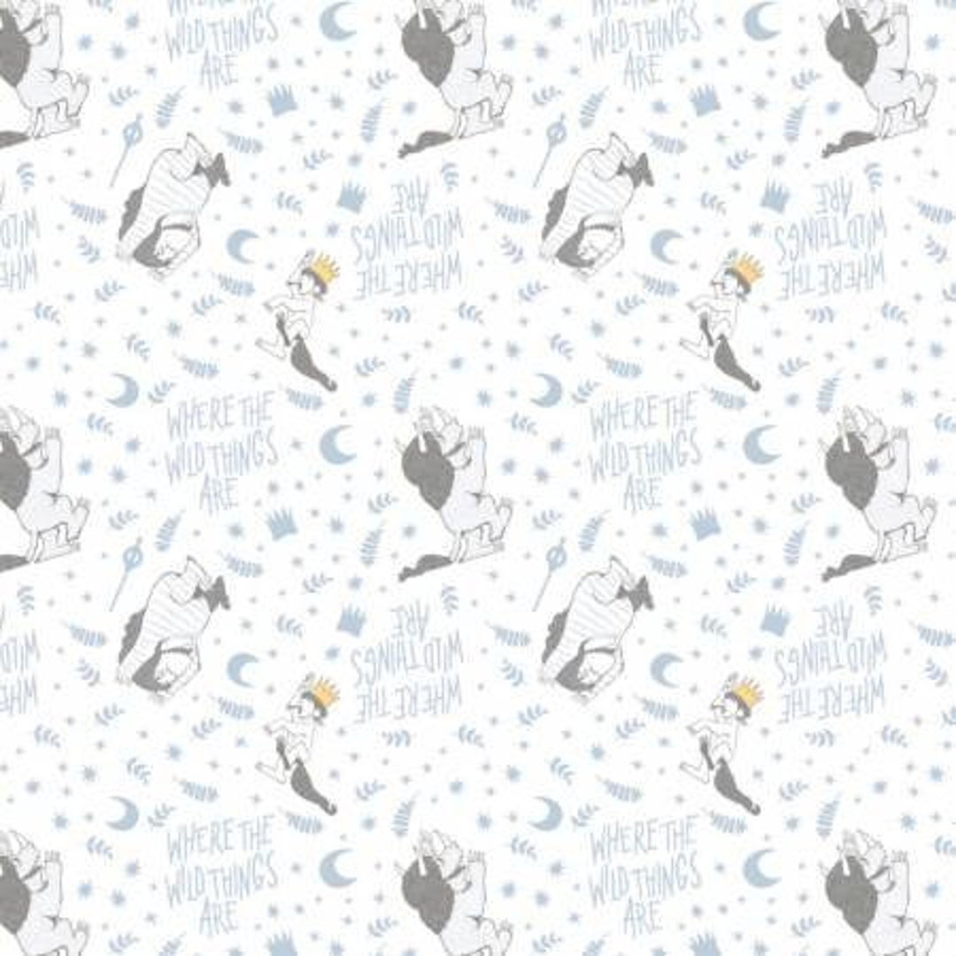 Where the Wild Things Are Let the Wild Rumpus Begin Fabric / Where the ...