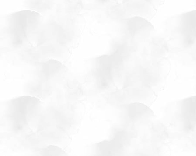 White on White Watercolor Blender Fabric Essentials Basics in Tonal and ...