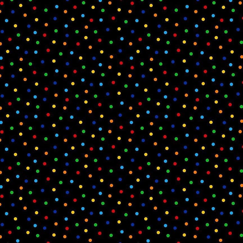 Multi Color Polka Dot Fabric - Etsy