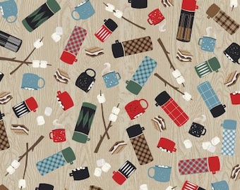 Gone Camping Motifs / Moose Creek Fabric Collection by Benartex ...