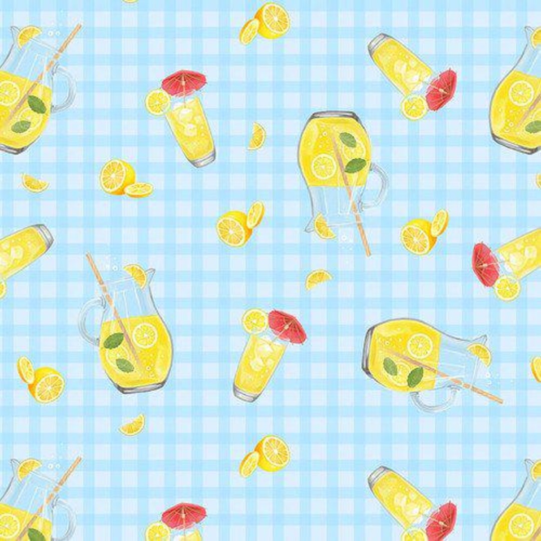 Lemonade and Lemons and Food Grill Master by Blank Quilting Fabric ...