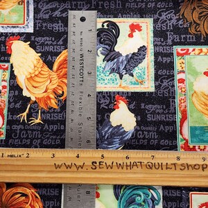 Black Roosters Patch by Henry Glass Farm Raised Rooster Patch Kitchen ...