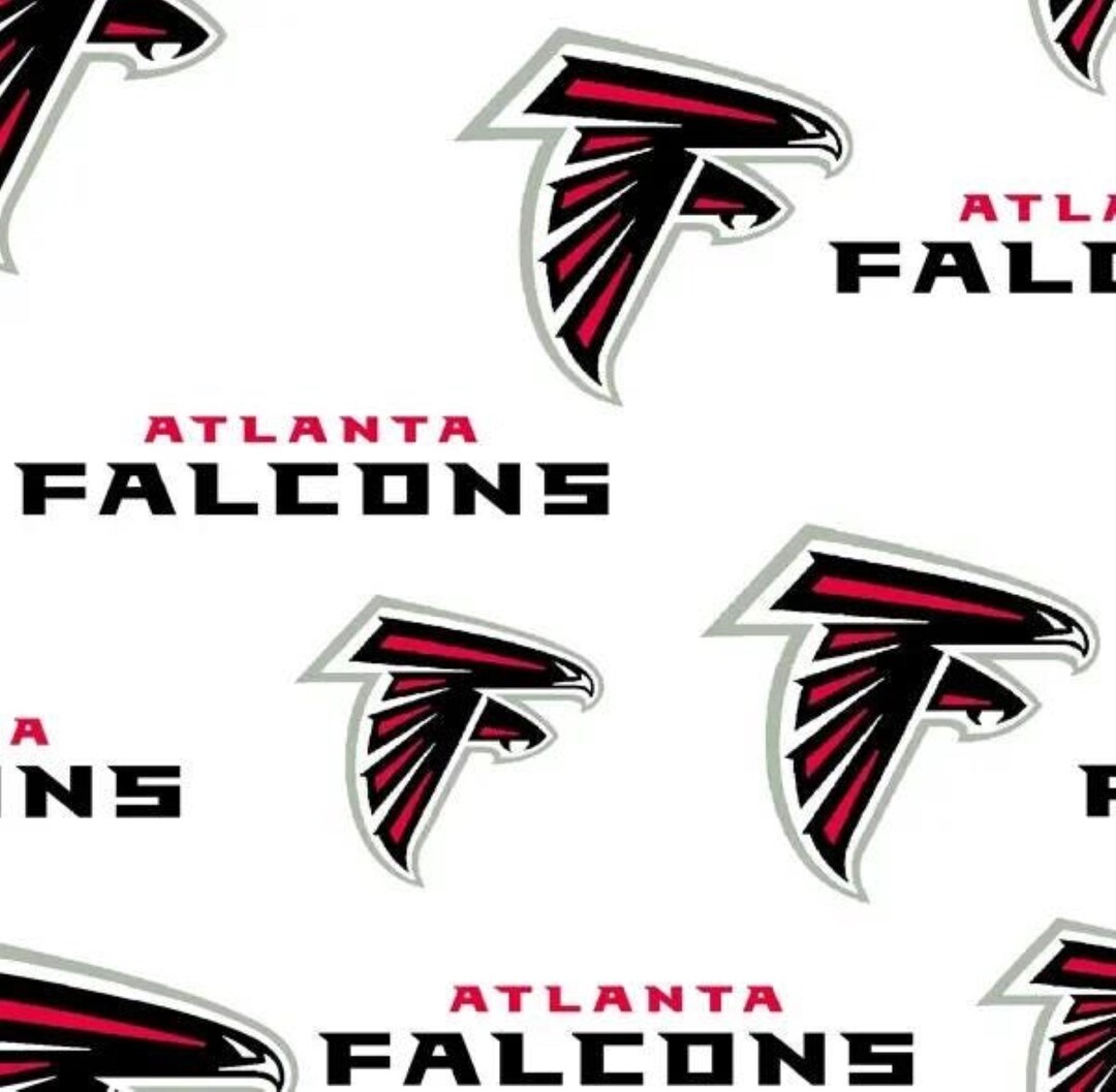 NFL Atlanta Falcons Fabric / Licensed NFL Cotton Fabric From Fabric ...