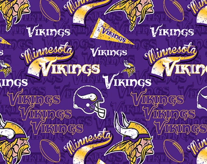 Minnesota Vikings NFL Fabric / Licensed NFL Fabric, Fabric Traditions ...