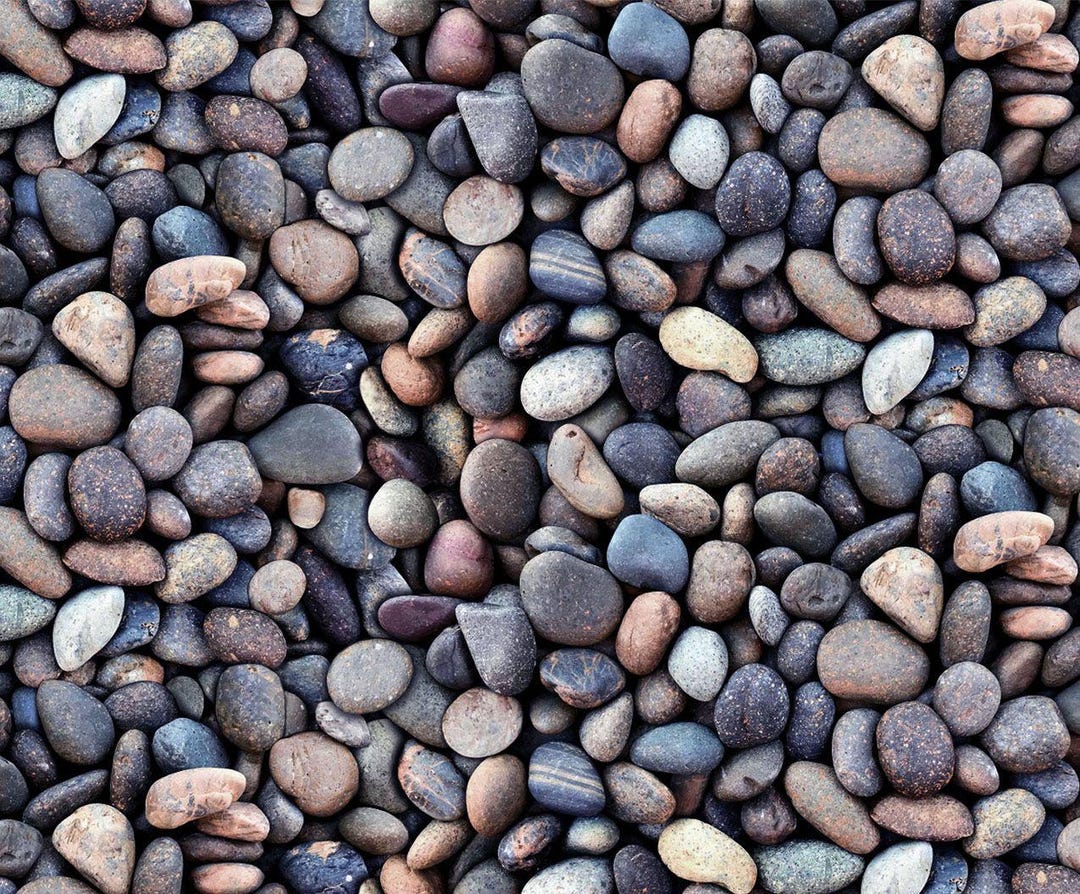 Stones Toss / Pebbles Fabric / Landscape Medley by Elizabeth Studio 684 ...