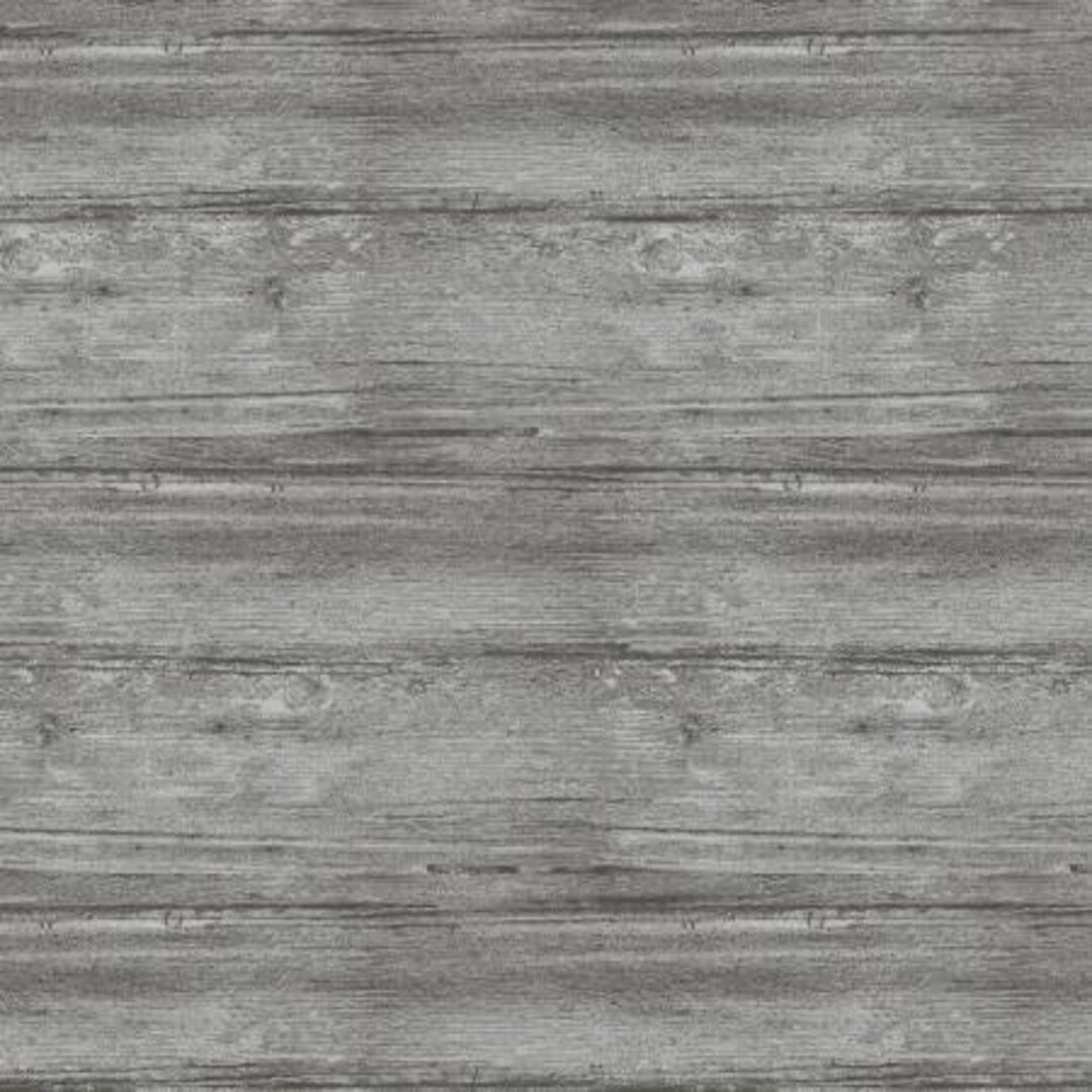 Washed Wood Gray Fabric / Gray Landscape Fabric / Contempo Fabrics Gray ...