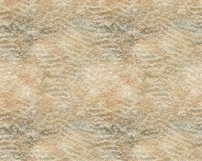 Sea Salt by Mckenna Ryan Tan Sand Texture Ocean Water Fabric by Hoffman ...