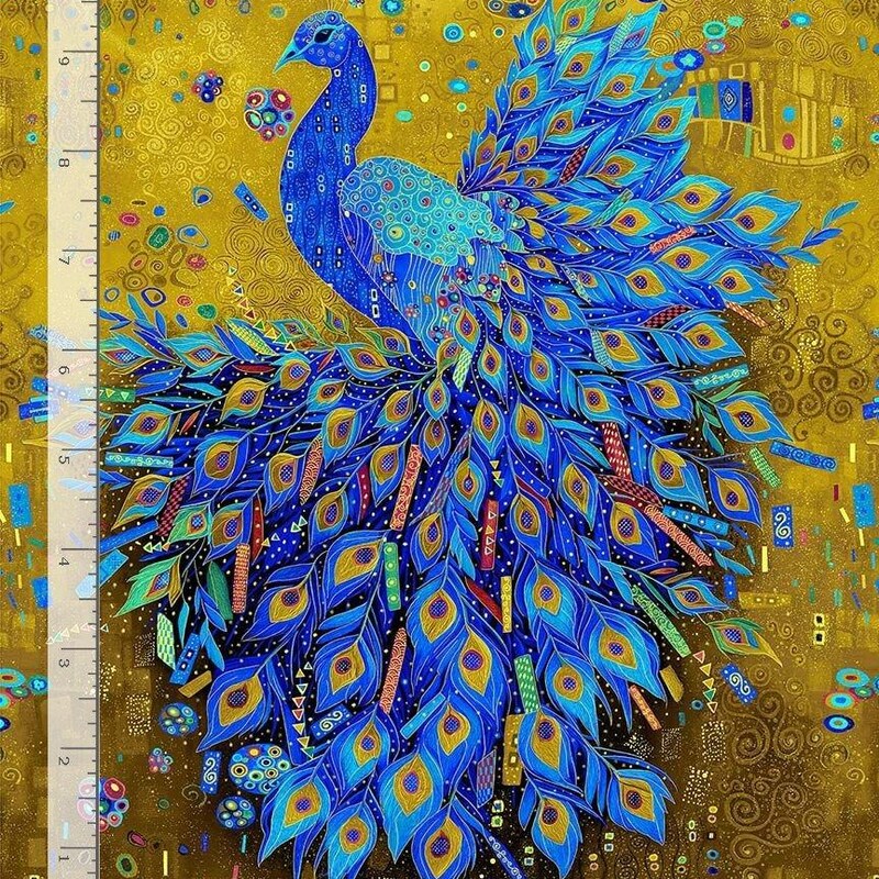 Peacock Fabric - Etsy