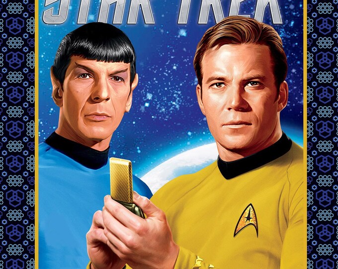 Star Trek Spock & Kirk Panel / Quilt Fabric Panel 36in X 44in 7370111P ...