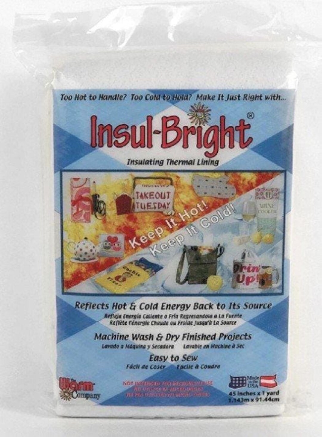 Craft Batting, Insul-bright Insulated Polyester 36" X 45" Batting by ...