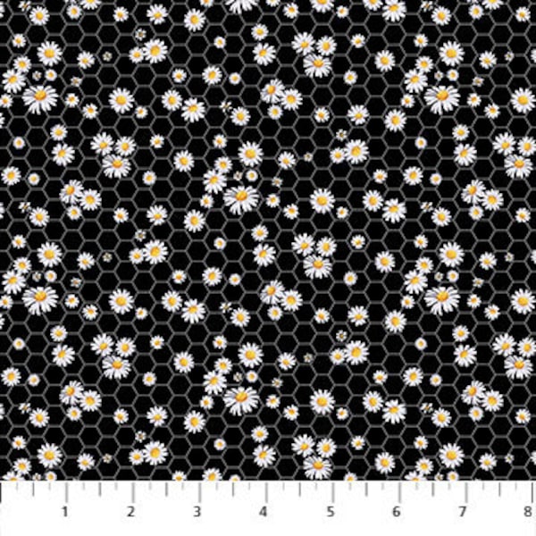 Tiny Daisy Fabric - Etsy