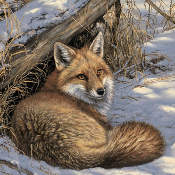 Fox Fabric Panel - Etsy