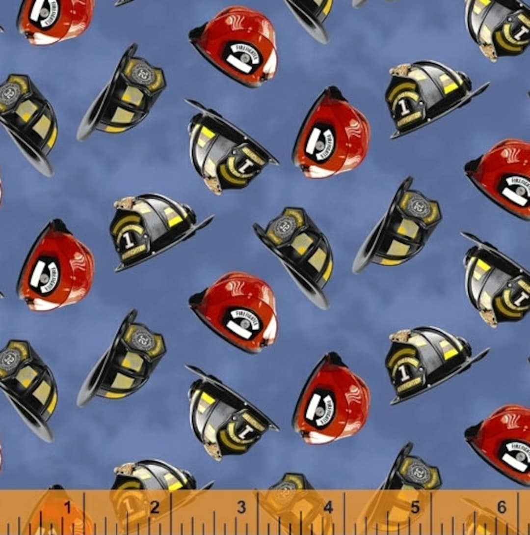 Hold the Line, Firefighter First Responder Fabric by the Yard From ...