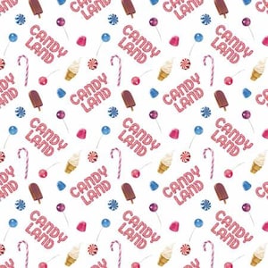 Camelot Fabrics Candy Land Treats 95070303 Fabric by the - Etsy